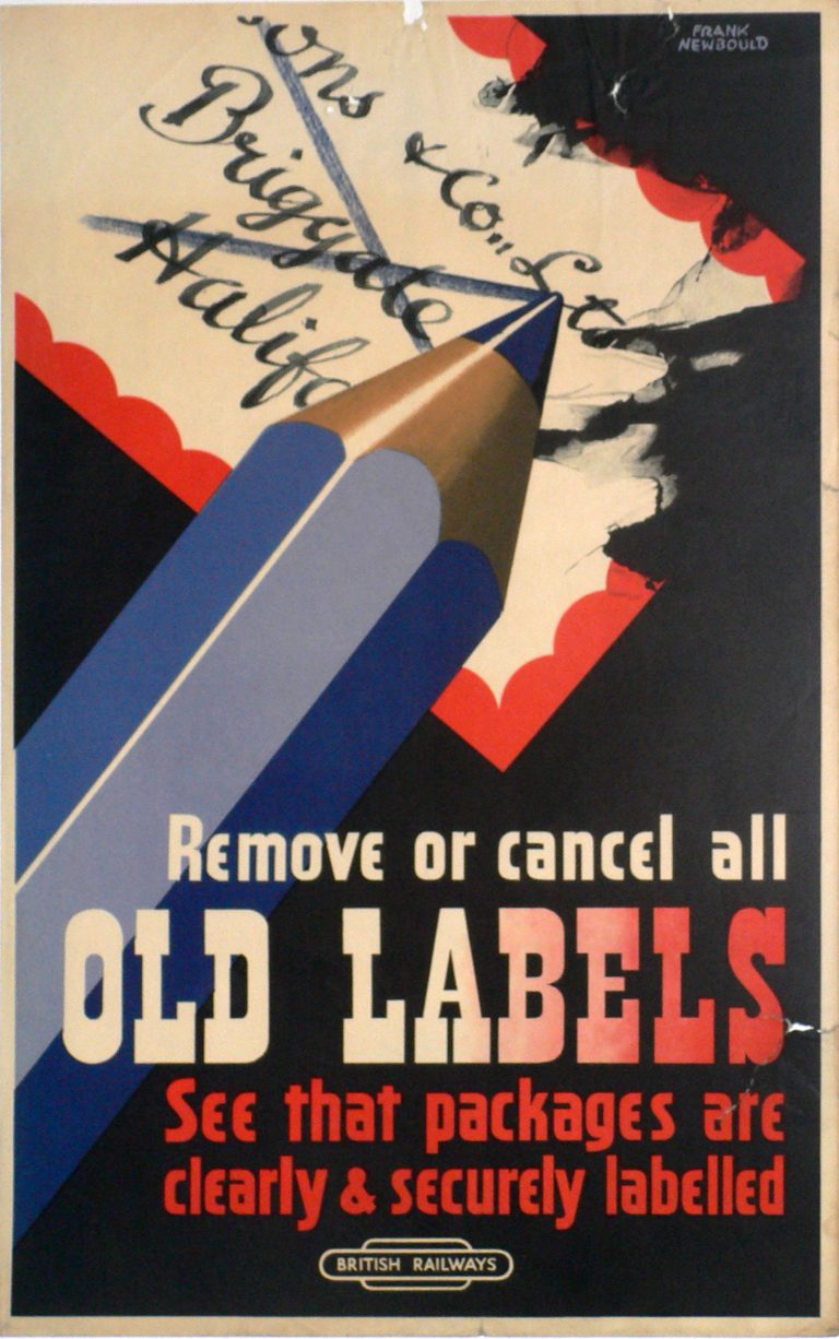 Railway Safety Posters • Frank Newbould • British Rail • 1947 ...