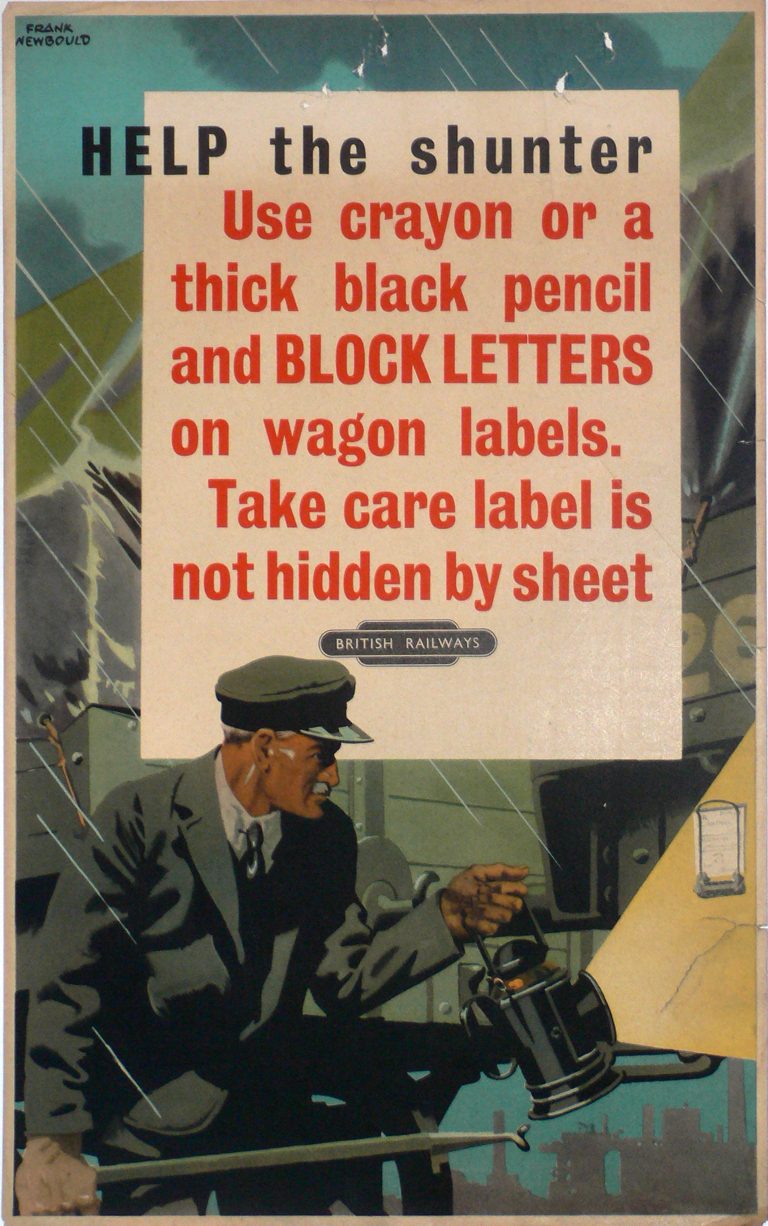 Railway Safety Posters • Frank Newbould • British Rail • 1947 ...