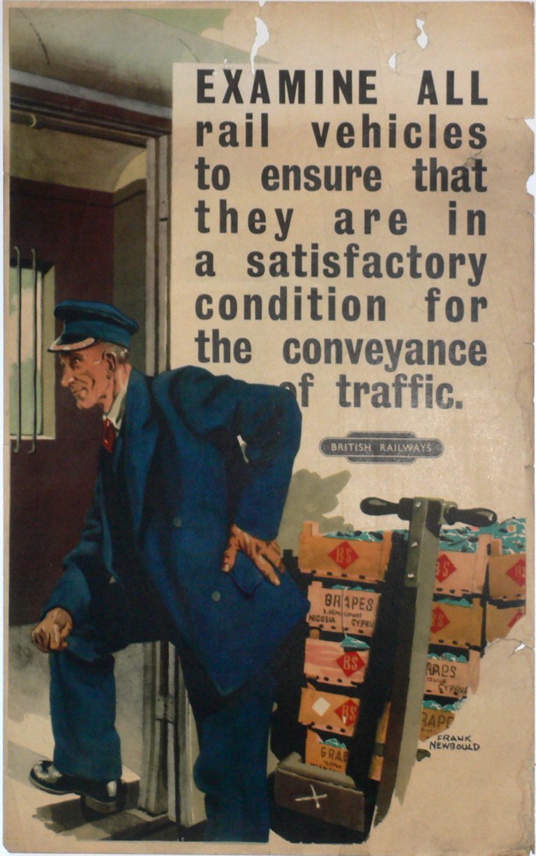Railway Safety Posters • Frank Newbould • British Rail • 1947 ...