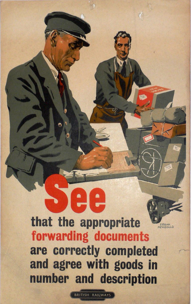 Railway Safety Posters • Frank Newbould • British Rail • 1947 ...