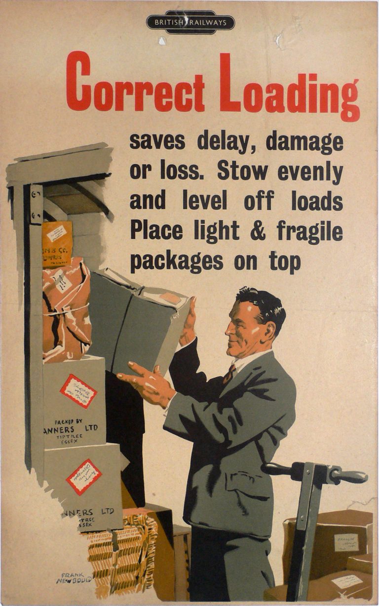 Railway Safety Posters • Frank Newbould • British Rail • 1947 ...
