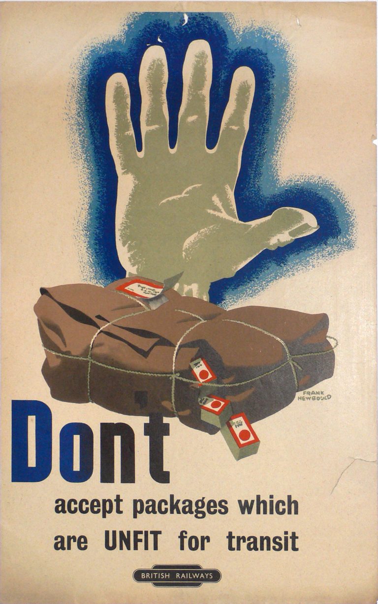 Railway Safety Posters • Frank Newbould • British Rail • 1947 ...